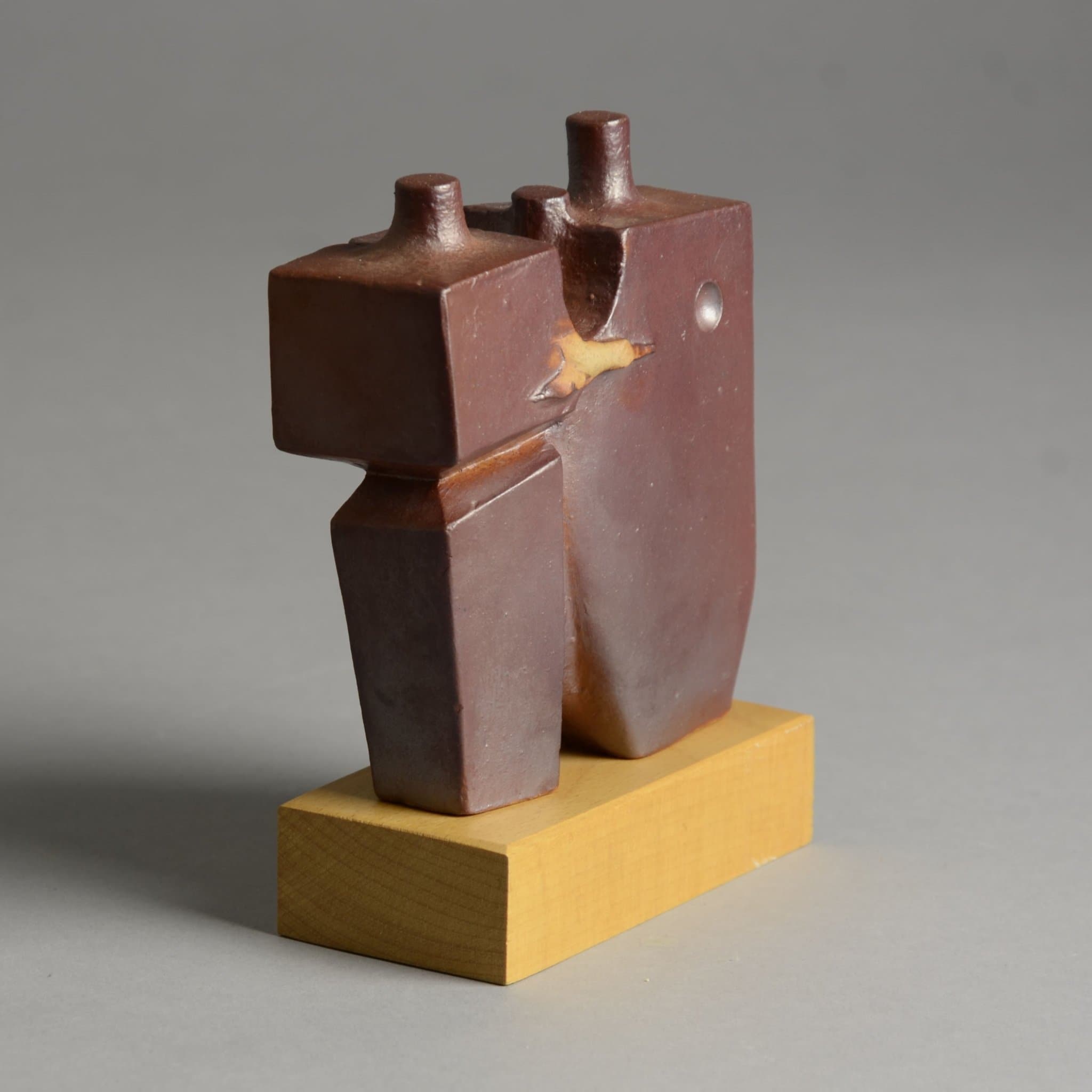 Claes Thell, unique stoneware sculpture D6362 - Freeforms