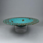 Judith Trim, own studio, UK large porcelain bowl with lucite stand ...